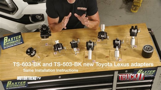 Upgrade your Toyota / Lexus for the New Year! Still dealing with messy cartridge filters? It’s time to make the switch. Our TS-503-BK and TS-603-BK adapters convert your engine to a classic spin-on filter, offering better protection and easier maintenance. The Benefits: Faster Starts: Retains oil post-filtration for near-instant oil pressure. Clean Changes: Built-in Schrader valve lets you use compressed air to evacuate the system—no more oil down your arm! Bulletproof Build: Machined from 6061-