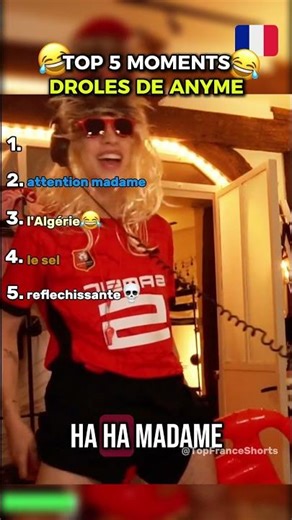 TOP 5 moments d'ANYME DROLES (nivdeau difficile)