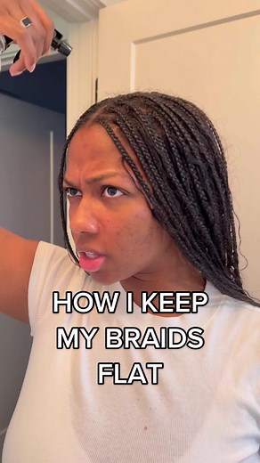 How to Keep Braids Flat: My Wet Set Routine