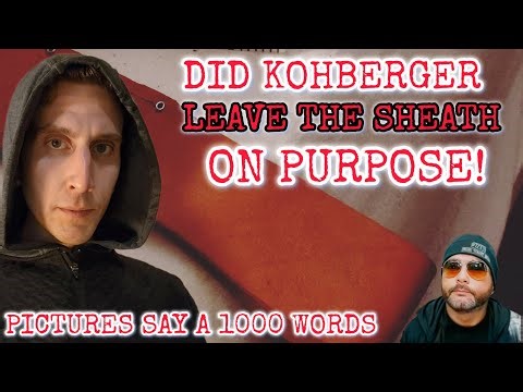 💥PICTURE WORTH A 1000 WORDS💥 Did Kohberger Leave The Sheath On Purpose? #idaho4 #bryankohberger 📱