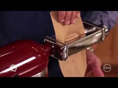 How to Use the KitchenAid Pasta Roller Attachment