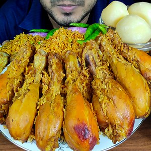 619K views · 10K reactions | Eating Spicy Chicken Biryani, Raita, Extra Gravy, Sweets, Chili And Onion  | Eating Express | Facebook
