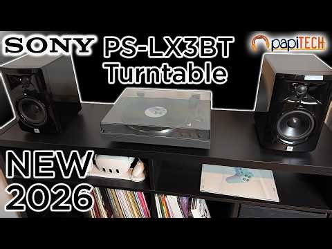 Sony PS-LX3BT Turntable Unboxing Setup Demo Review NEW 2026