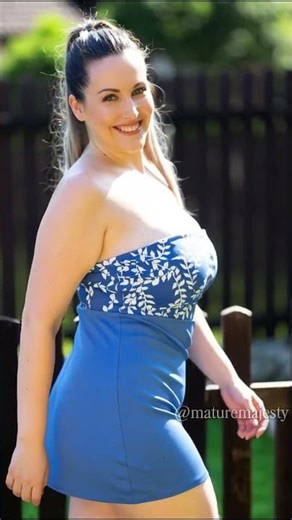 Strapless Sky Blue Mini Dress Outfit Idea 🔵✨ #fashion #ootd #outfitideas