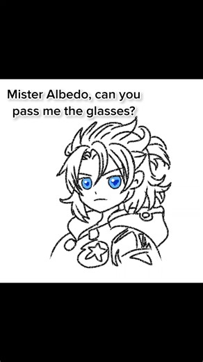 I put HOURS into making this / #sucrose #albedo #genshin #genshinimpact #fyp