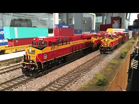 Florida East Coast (FEC) Intermountain HO Scale ES44C4s!