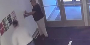 Surveillance video shows Burlington High School principal pull fire alarm