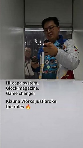 Hi-capa system that uses Glock mags. Kizuna Works