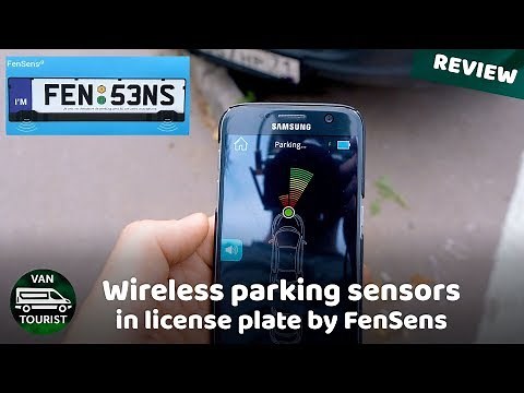 Wireless parking sensors from FenSens review. Easy & quick installation backup sensors for your car