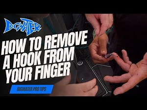 How to Remove a HOOK from FINGER with Fishing Line
