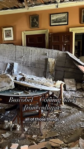 Institute of Classical Architecture & Art on Instagram: "In what must be every preservationist’s worst nightmare, the roof of @boscobelhg suddenly collapsed, putting the entire property and collection at risk. How did the Boscobel team recover and rebuild? For our Elevating Stewardship panel, cohosted with @jenrettefoundation, Jennifer Carlquist of Boscobel shared the harrowing and inspiring story of how a brilliant team of curators, preservationists, craftspeople, and technicians came together 