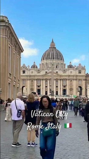 Stunning Hyper-Lapse of the Holy City 🇻🇦✨#vaticancity #ytshorts #yt#travel shorts