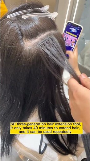 6D third generation intelligent hair extension tool