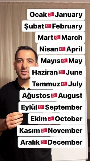 Learn the Months of the Year in Turkish | Turkish Language Lessons