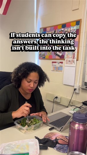 Social Studies Teaching Ideas + Tips to Grow a Teacher Business on Instagram: "I used to think students copying meant I needed better directions or stricter rules. Nope. I changed one thing instead. I ask the question first. I don’t give them the worksheet yet. They have to talk it out before a single thing gets written down. Magically, the identical answers stop showing up. Turns out when thinking comes first, shortcuts disappear. Try this the next time your stack of papers looks a little too m