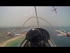 IAF Pilot in Flight Action