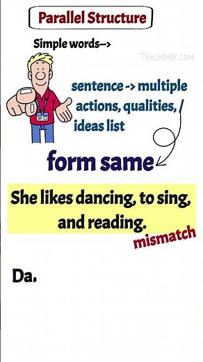 Parallel Structure in English – Rules and Examples