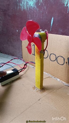 3 stap dc motor fan #dcmotor #shorts