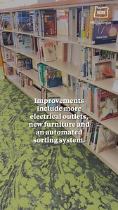 1.2K views · 17 reactions | Multnomah County’s Central Library reopened to the public in February 2024 after a nearly yearlong renovation that included tech upgrades, more seating and new spaces. Their mission is to engage and support writers and readers through community events. Literary Arts is a proud sponsor of The Oregonian | Here Is Oregon | Facebook