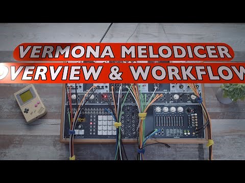 Vermona Melodicer - Overview and Workflow of the Eurorack Sequencer