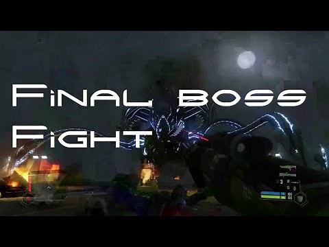 Crysis Remastered - boss fight Alien exosuit and Alien warship on Delta difficulty