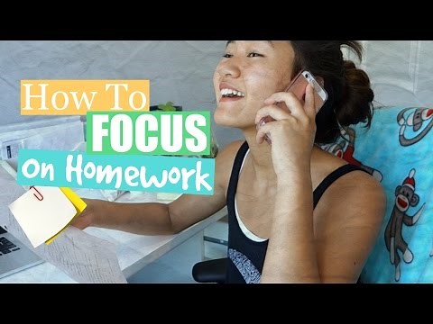 10 Tips On: HOW TO FOCUS ON YOUR HOMEWORK