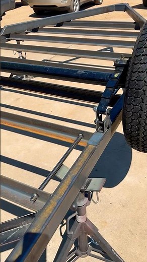 5.2k Utility Trailer build progress #diy #utilitytrailer #trailer #selfbuild #shorts #welding