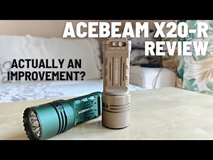 Acebeam X20-R Review | Updated Version with SFT25R-HI LEDs & Refined UI