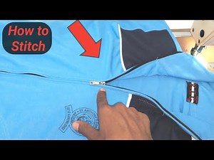 Tracksuit Mein (chain) Zipper Keyse Lagaye 🔥| How to stitch zip on Tracksuit | SEWING 69