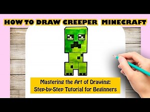 How to Draw Creeper | Minecraft