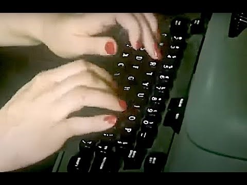 Crazy Fast! Watch Her Type 180 Words A Minute. A World Champion IBM Selectric Typist