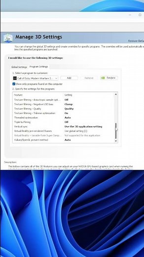 Warzone 2 BEST NVIDIA CONTROL PANEL SETTINGS!