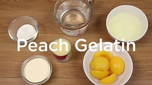 #JollyMoms, satisfy the family's sweet tooth by serving a fruit dessert! Make this delicious Peach Gelatin made special with Jolly Peach Halves! #JollyDad and #JollyKids will surely not get enough of it! #MakeItJolly #JollySummer PEACH GELATIN Ingredients: 1 can Jolly Cow Condensada 1 liter Water 1 cup All-purpose cream 2 packs Gelatin Powder 1 can Jolly Peach Halves Procedure: 1. In a medium-sized pot over low heat, combine the Jolly Cow Condensada, water, all-purpose cream, and gelatin powder.