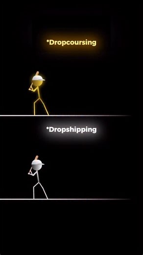 DropCourse | Dropcoursing 💸 vs Dropshipping ❌ #entrepreneur #onlinebusiness #sidehustle | Instagram
