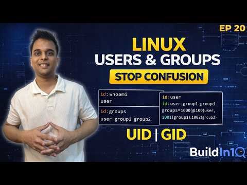 Linux Users & Groups Explained | UID, GID & Root Access | Ep 20