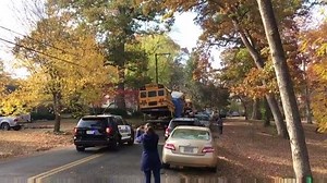 Raw video: Crews remove school bus involved in crash that killed 5 children in Chattanooga. Community mourns: tnne.ws/2f2y27g | Tennessean
