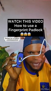 496K views · 13K reactions | How to use fingerprint padlock | Ibro federal | Facebook