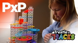 Roll into STEM fun with the Deluxe Trestle Tracks Marble Run Set from Fat Brain Toys! | The Toy Insider