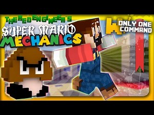 Minecraft - Super Mario mechanics with only one command block