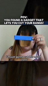 2.4K views | POV: You just found the easiest way to cut perfect bangs at home ✂️✨ With CreaClip, you can skip the salon and still get a flawless cut in minutes. No more uneven bangs or expensive trips to the stylist just clip, trim, and love your look. ‍♀️ comment “CLIP” for the  #creaclip #haircutathome #cutyourownbangs #bangshairstyle #hairstyletutorial | Original CreaClip | Facebook