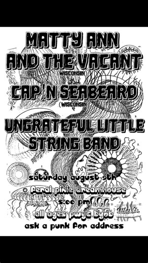 Minneapolis! I will be playing with Ungrateful Little String Band at Feral Pixie Dreamhouse Saturday August 9th. #minneapolismusic #minneapolis #twincitiesmusic #folkmusic #showposter