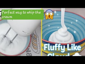 How to whip the whipping cream perfectly | best whipping cream | perfect way to whip the cream