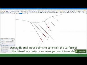 Micromine 2020 New Features - Implicit Vein Lithology Modelling