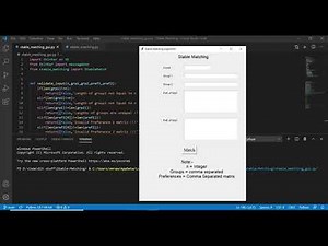 Stable Matching Algorithm