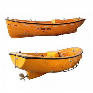 [Hot Item] Marine Ship Fiberglass Open Life Boat with Engine