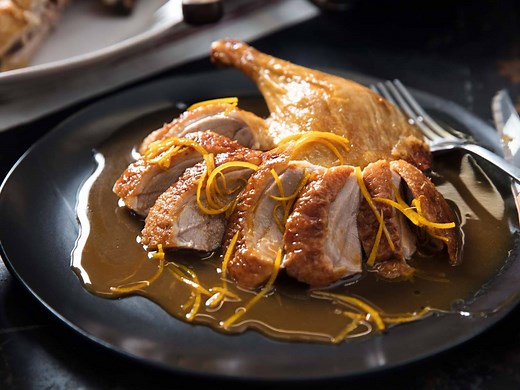 A duck à l’orange recipe that cuts through the richness of the duck without an overly sweet sauce. Get the full story here: https://bit.ly/3alhNxD | Serious Eats