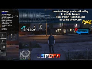 How To Change Your F3 And F4 Buttons in Rage Plug-In Hook Settings and Simple Trainer Inside LSPDFR