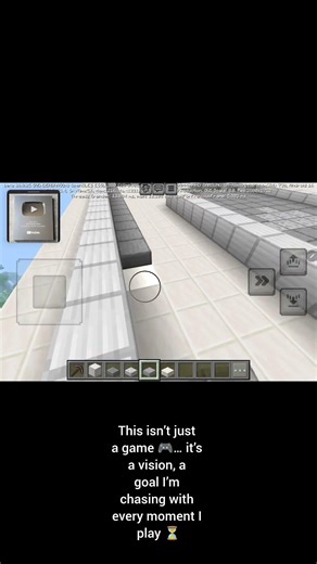 I Built the Silver Play Button in Minecraft 🏆✨ #Minecraft #SilverPlayButton #YouTubeDream