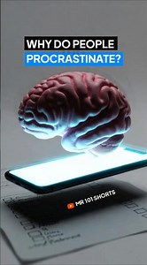 Procrastination Isn’t Laziness—It’s Your Brain 😬 | Brain Science Explained #Shorts