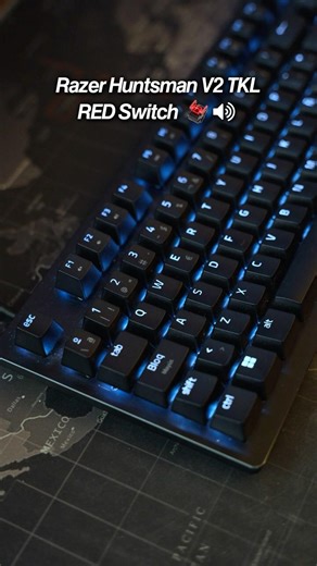 Razer Huntsman V2 TKL ASMR #shorts #pcgaming #keyboard